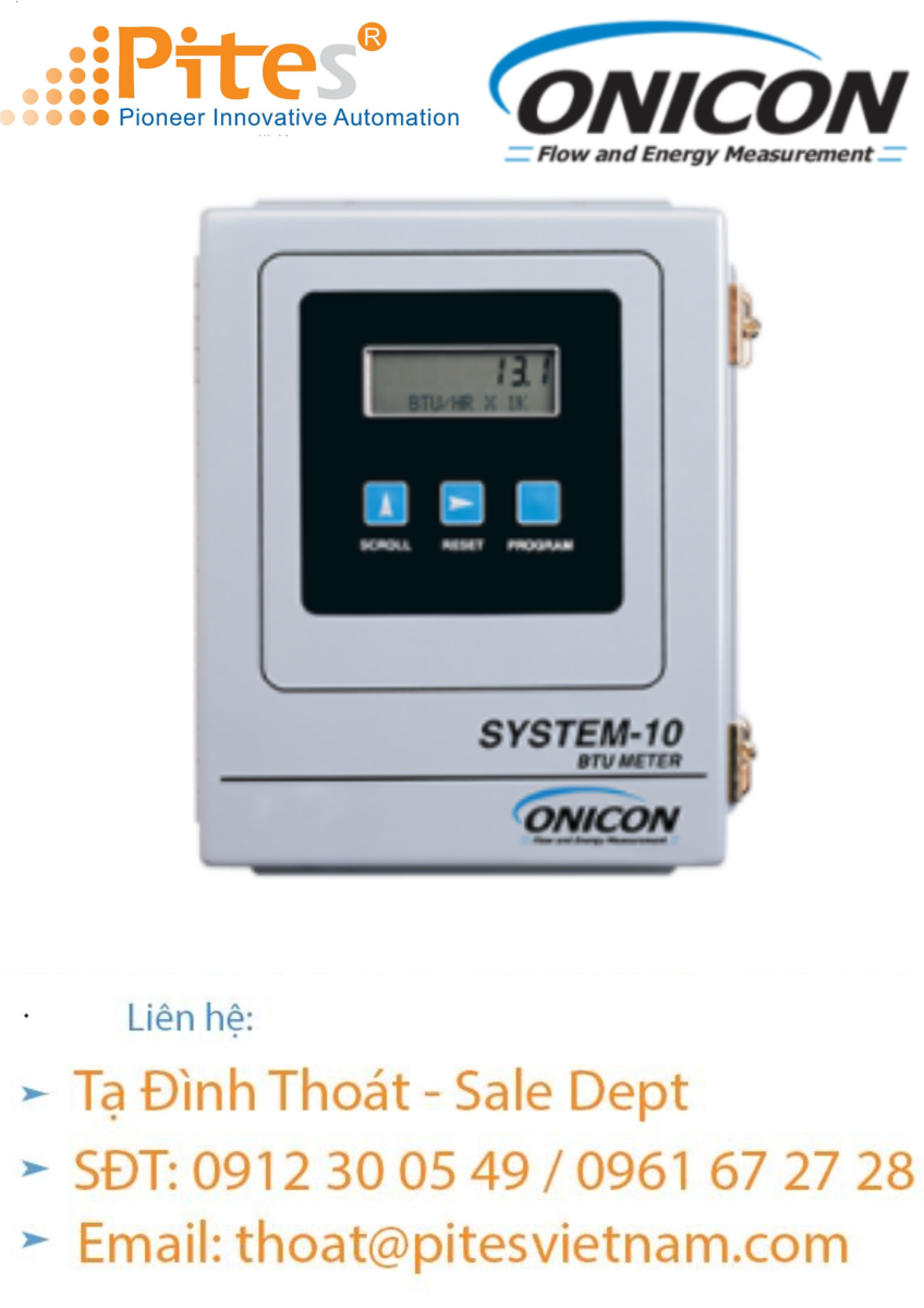 Đại lý Onicon Vietnam, Onicon Việt Nam, System-10 BTU Meter, Máy đo dữ ...